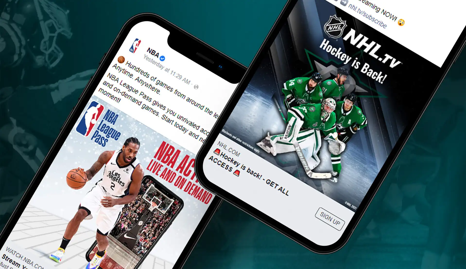 Major League Sports Mount a Full-Court Press in the Digital Space