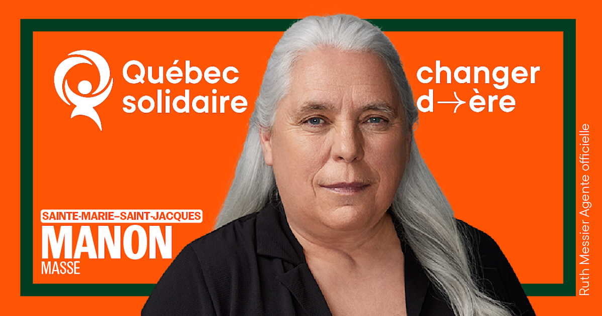 Manon Massé – Québec solidaire