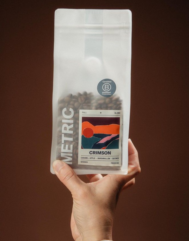Trending Custom Frosted Clear Box Flat Bottom Coffee Bags