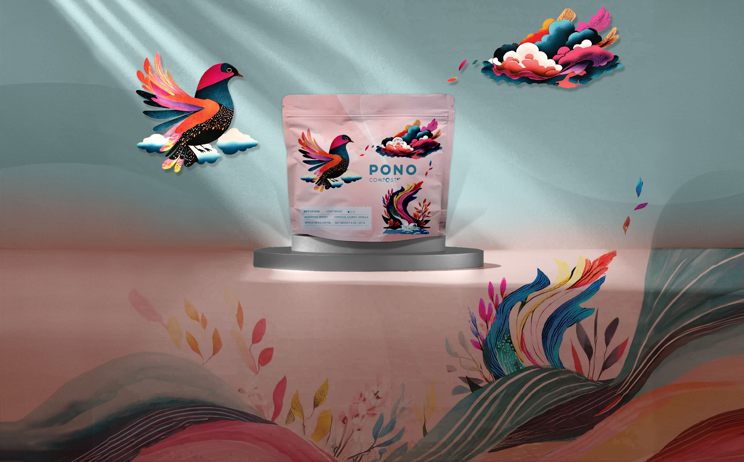 Compost+ Plant-Based Coffee Packaging with Barrier Layer