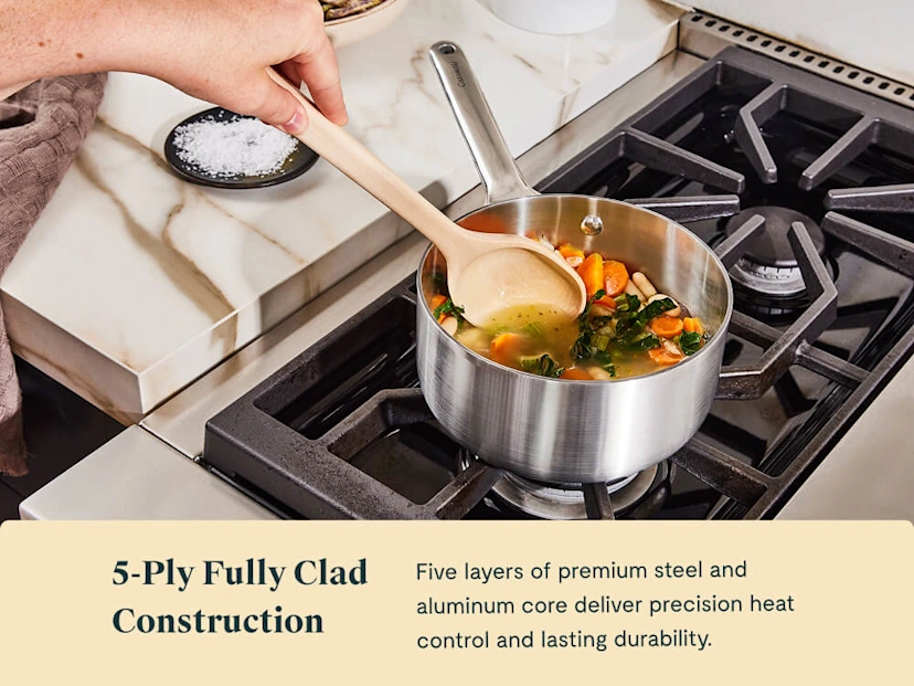 Small Stainless Mini Sauce Pan With Lid | Caraway
