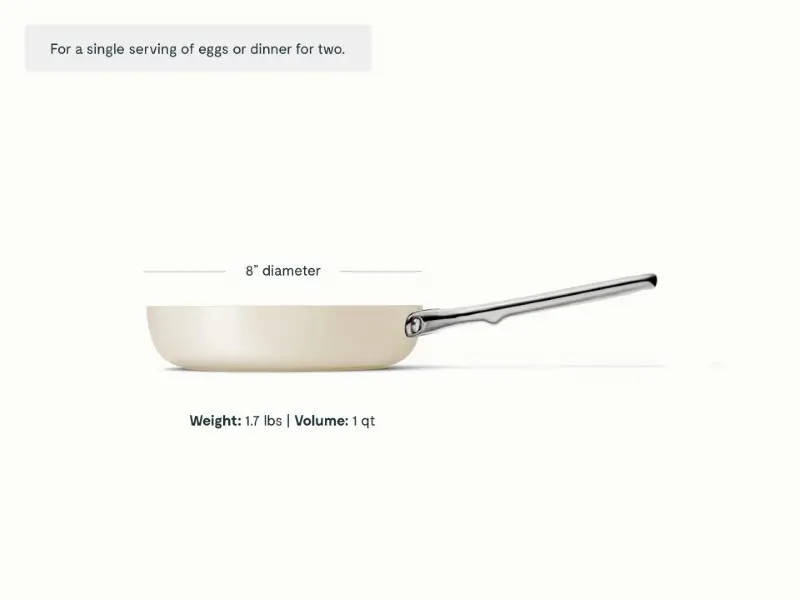 Mini Fry Pan | Non-Toxic Surface | Ceramic Non-Stick | Caraway