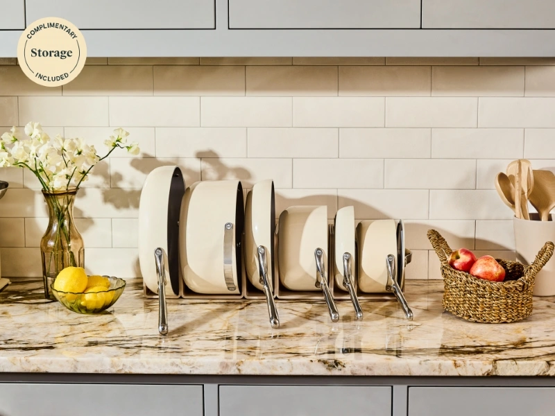 Ceramic-Coated Cookware Bundle | Classic Cookware + Squareware Sets ...