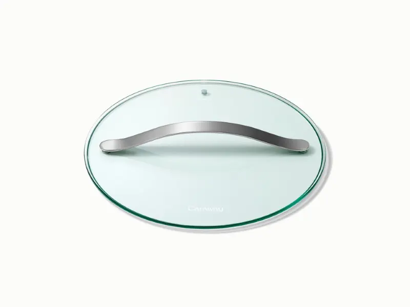 Glass Lid Set of 3 for Pans with Lid Organizer | Caraway