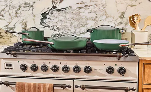 Ceramic Non-Stick Cookware: Non-Toxic Pots and Pans | Caraway