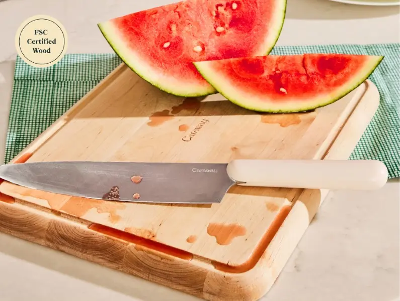 Prep & Boards Set | Non-toxic Knife, Utensil & Cutting Boards | Caraway