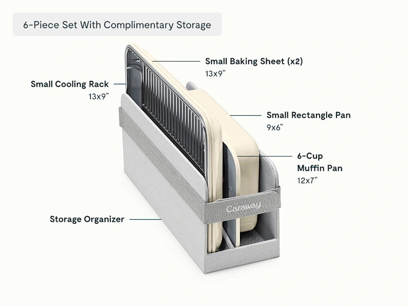 Ceramic-Coated Mini Bakeware Set | Non-Toxic & Non-Stick | Caraway