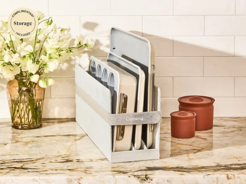 5 Piece Bakeware Set | Organizers Included | Non-Toxic Ceramic Coating ...