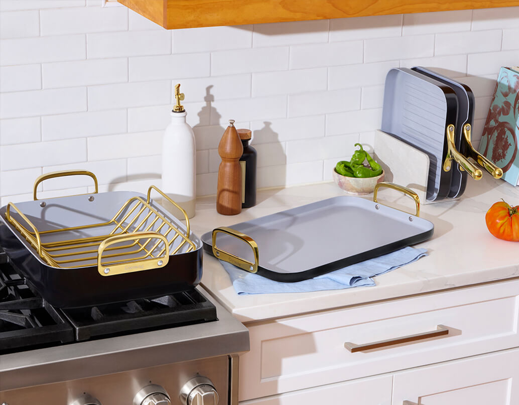 Squareware Set | 7-Piece Square Cookware | Caraway