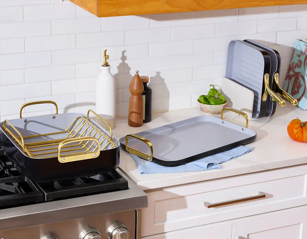 Squareware Set | 7-Piece Square Cookware | Caraway