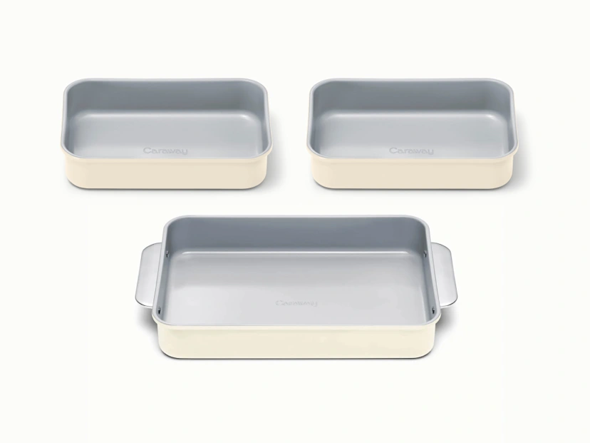 Rectangle Pan Trio | Ceramic Non-Stick & Non-Toxic | Caraway