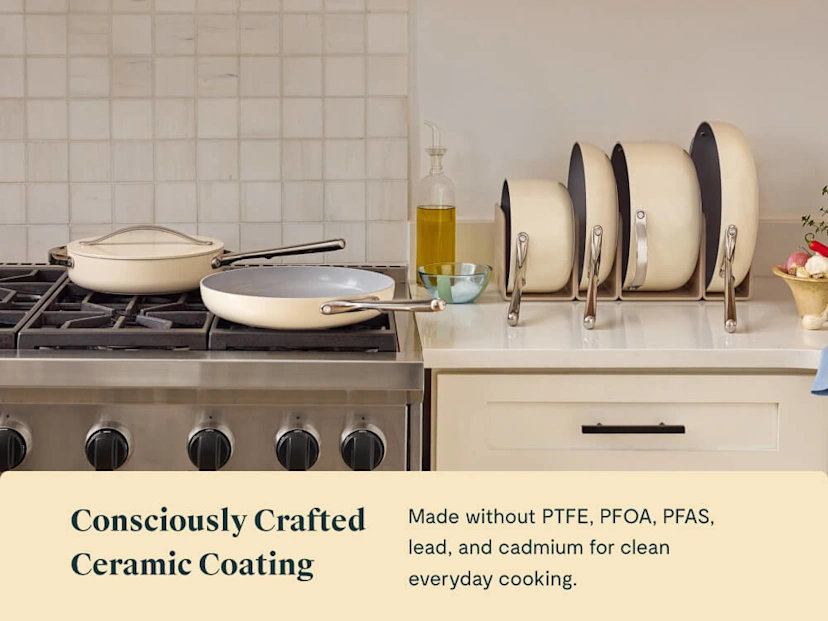 Ceramic Cookware & Minis Set | Nonstick Pots & Pans Set | Non-Toxic ...