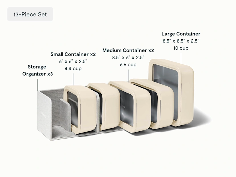 Glass Food Storage Containers with Lids | Caraway