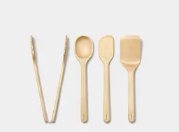 Utensil Set | 5-Piece Wooden Cooking Utensils | Caraway