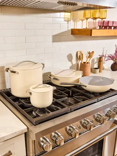 Utensil Set | 5-Piece Wooden Cooking Utensils | Caraway