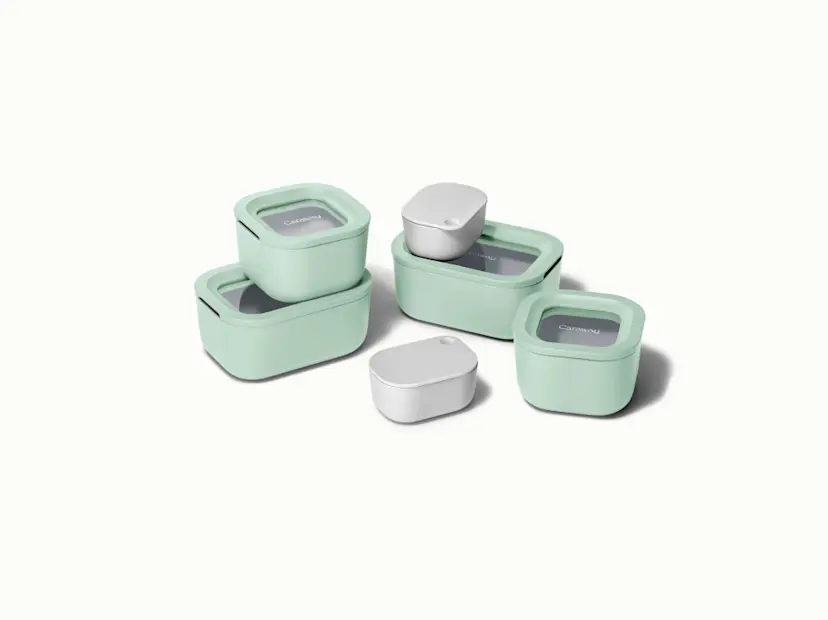 Mini Food Storage Set | Glass Food Storage Containers with Lids | Caraway