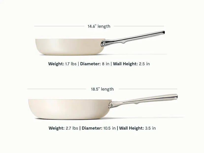Ceramic Fry Pan Trio | Non-Toxic Coating for Frying | Non-Stick Coating ...