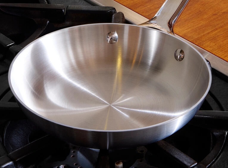 Stainless Steel Saucepan – 5-Ply Stainless Steel Pan | Caraway
