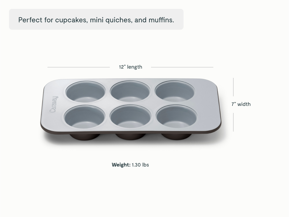 6-Cup Muffin Pan | Ceramic Non-Stick & Non-Toxic