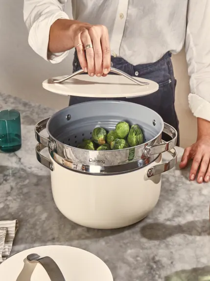 How To Steam Vegetables Without a Steamer Basket | Caraway