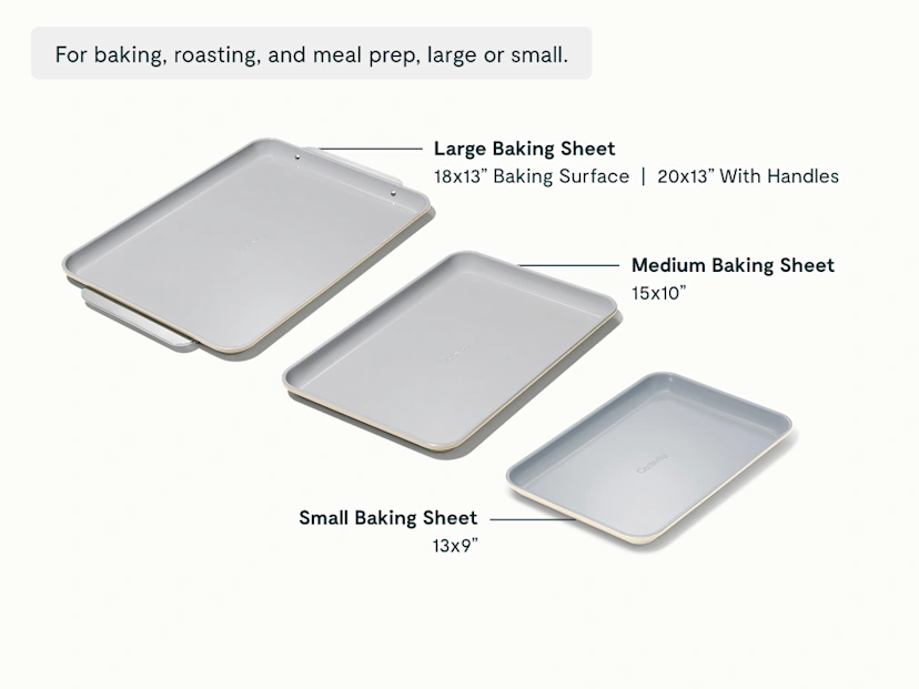 Baking Sheet Trio | Non-Stick & Non-Toxic Pan | Caraway