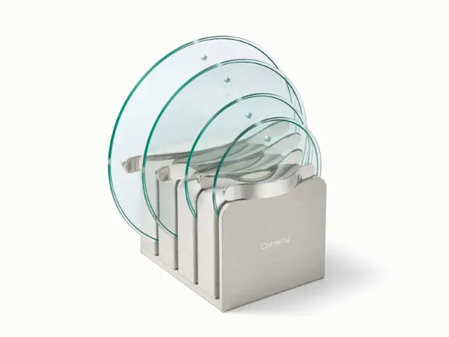 Lid Organizer | The Pots and Pans Lids Organizer and Holder | Caraway