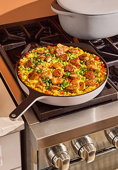 Enameled Cast Iron Cookware Sets & Pans | Caraway