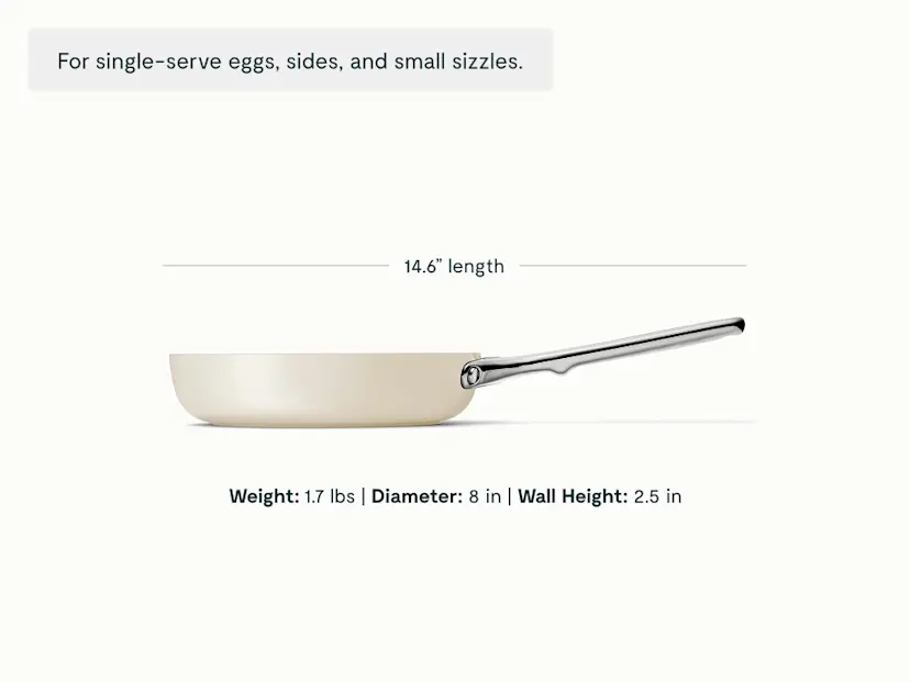 Mini Fry Pan | Non-Toxic Surface | Ceramic Non-Stick | Caraway