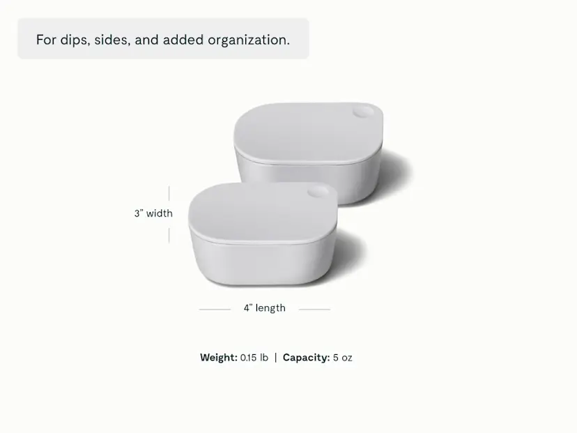 Mini Dash Containers | Small Sauce Container | BPA-Free | Caraway