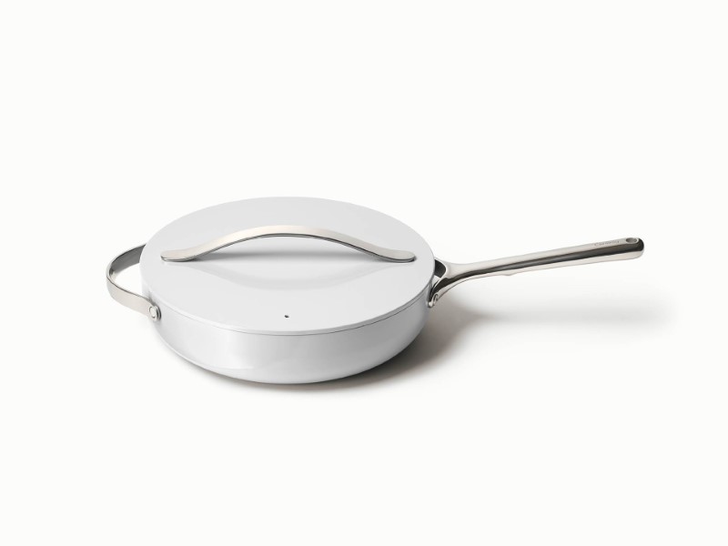Sauté Pan | Large Sauté Pan with Lid | Induction, Gas, & Electric Safe ...