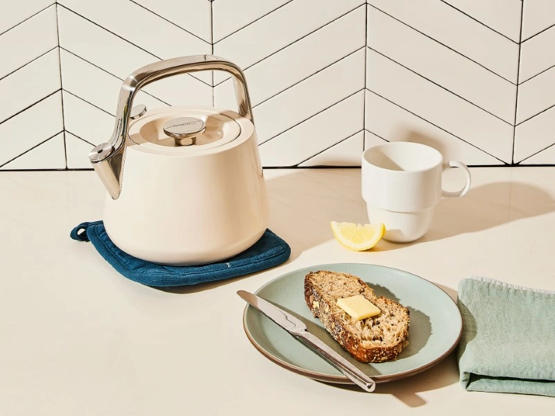 Non Toxic Tea Kettle for Stovetop | Stainless Steel Kettle | Caraway