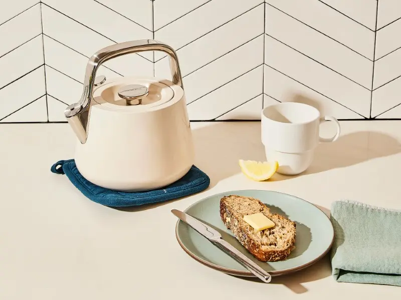 Stainless Steel Tea Kettle | Whistling Tea Kettle | Caraway