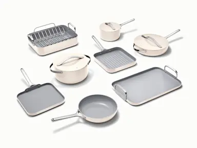 Ceramic-Coated Cookware Bundle | Classic Cookware + Squareware Sets ...