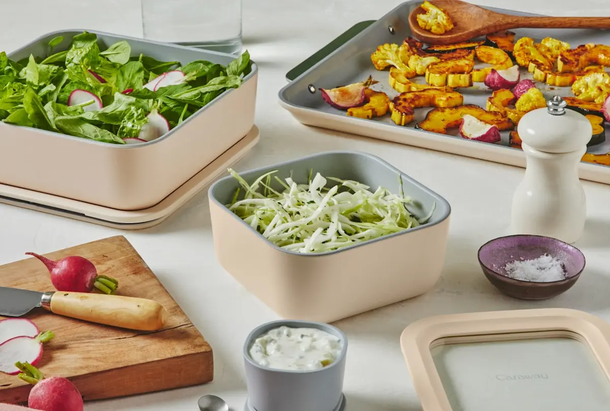 Glass Food Storage Containers with Lids | Caraway
