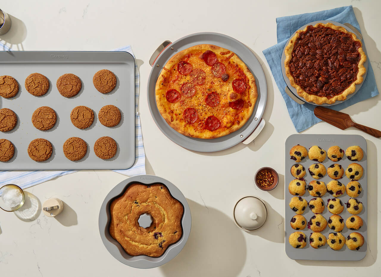 Bakeware+ Set | 5-Piece Ceramic-Coated Set for Specialty Baking | Caraway