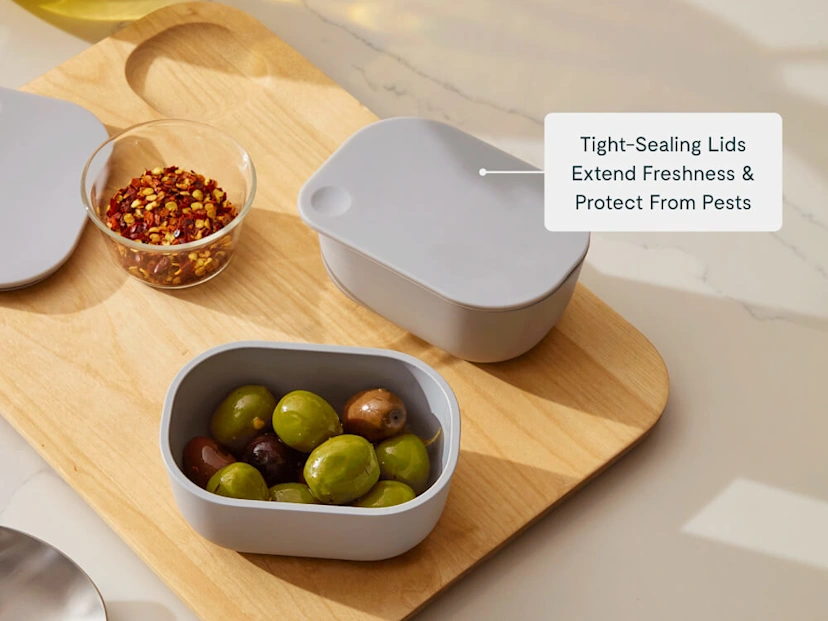 Mini Dash Containers | Small Sauce Container | BPA-Free | Caraway