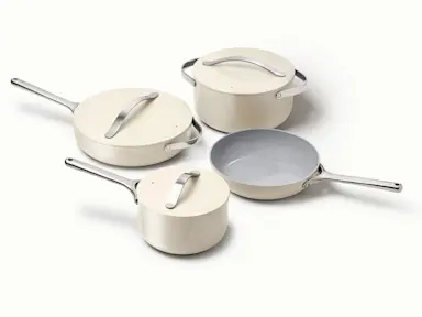 Squareware Set | 7-Piece Square Cookware | Caraway