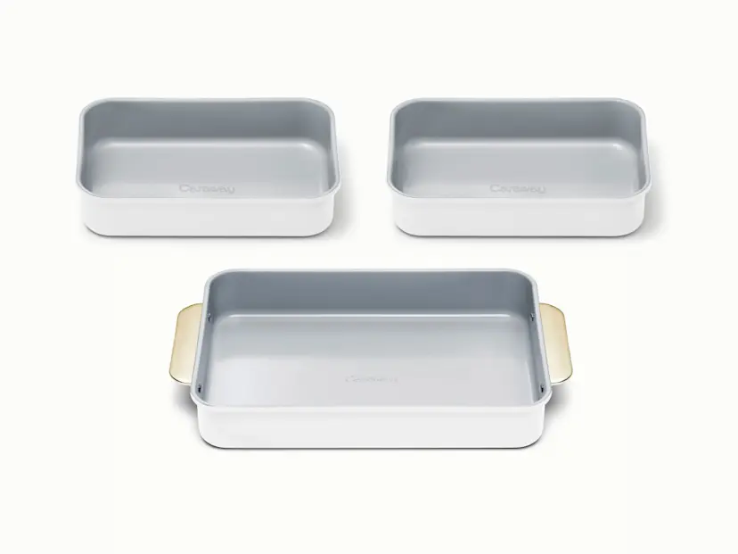 Rectangle Pan Trio | Ceramic Non-Stick & Non-Toxic | Caraway