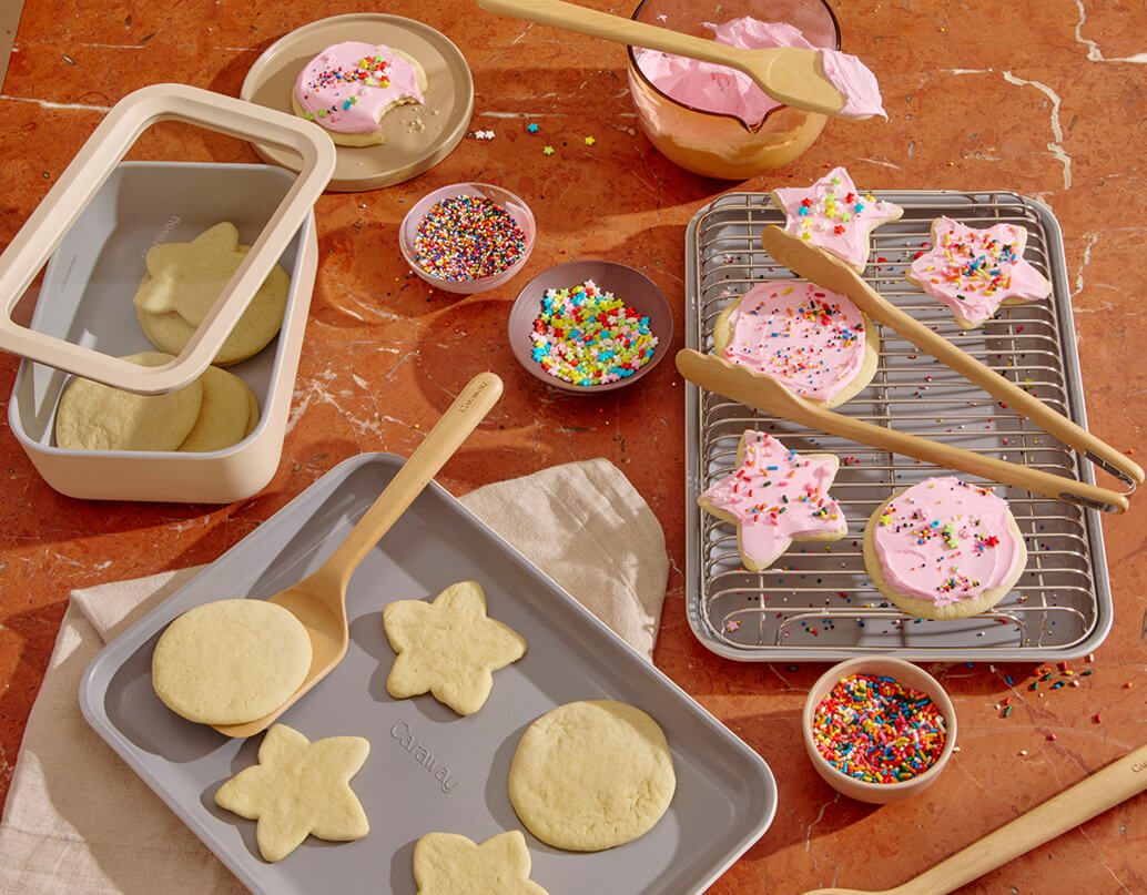 Mini Utensil Set | 4-Piece Mini Wooden Cooking Utensils | Caraway