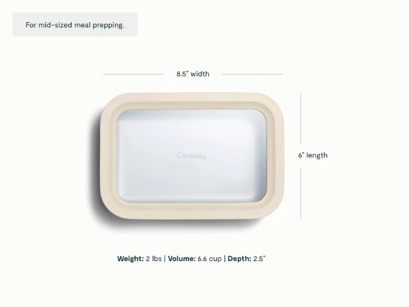 Ceramic-Coated Medium Food Storage Container | BPA-Free | Caraway