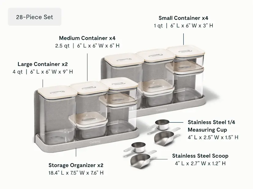 Introducing The First True Glass Airtight Containers | Caraway