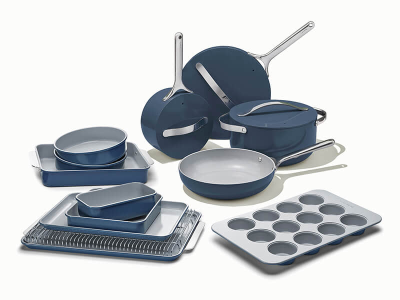 Ceramic Non-Stick Cookware: Non-Toxic Pots and Pans | Caraway