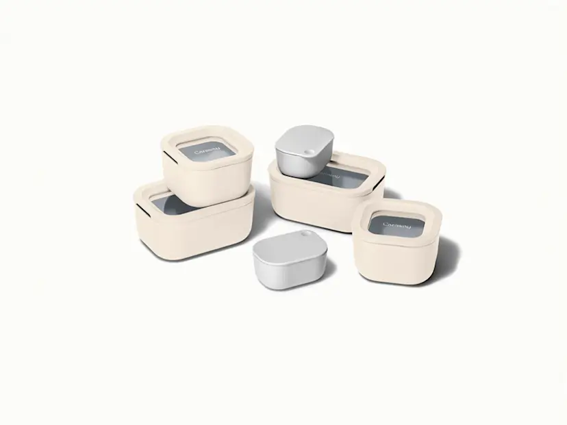 Mini Food Storage Set | Glass Food Storage Containers with Lids | Caraway
