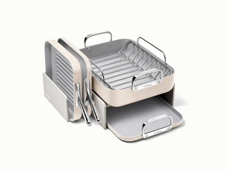 Squareware Set | 7-Piece Square Cookware | Caraway