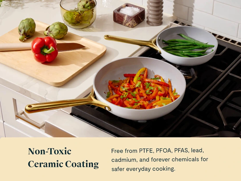 Ceramic Fry Pan | Non-Toxic & Non-Stick Frying Pan | Caraway