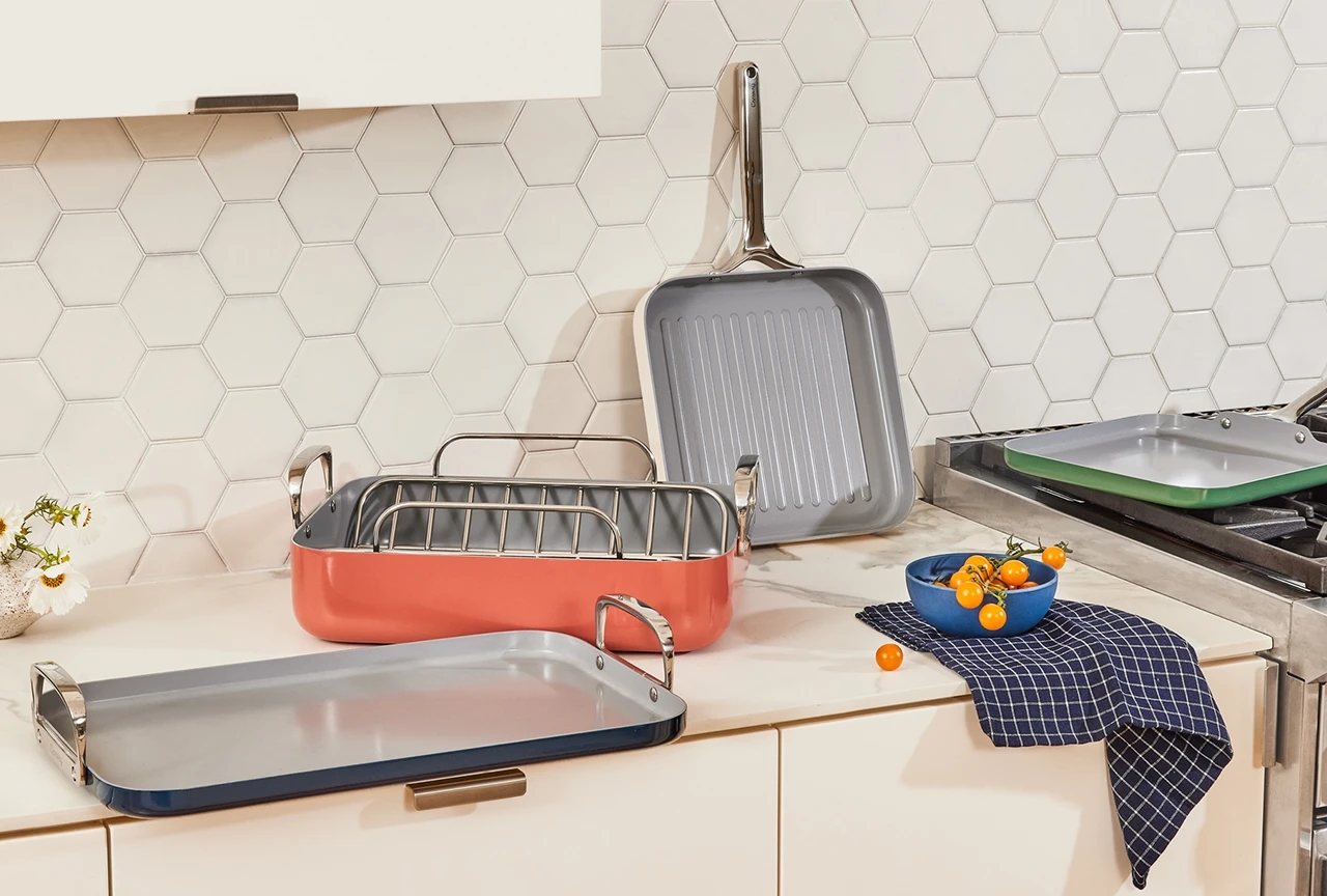 Squareware Set | 7-Piece Square Cookware | Caraway