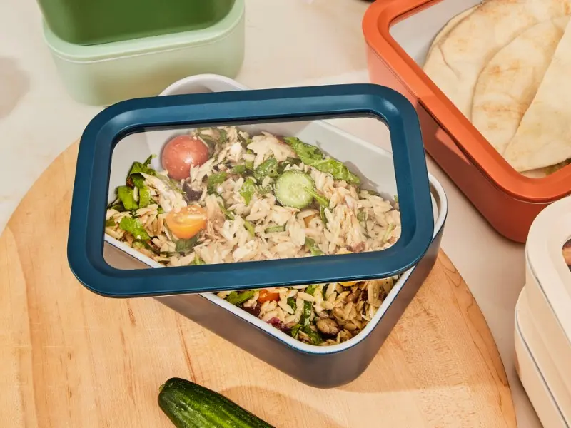 Ceramic-Coated Medium Food Storage Container | BPA-Free | Caraway