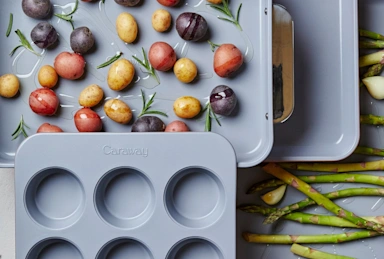 Ceramic-Coated Cookware Bundle | Classic Cookware + Squareware Sets ...