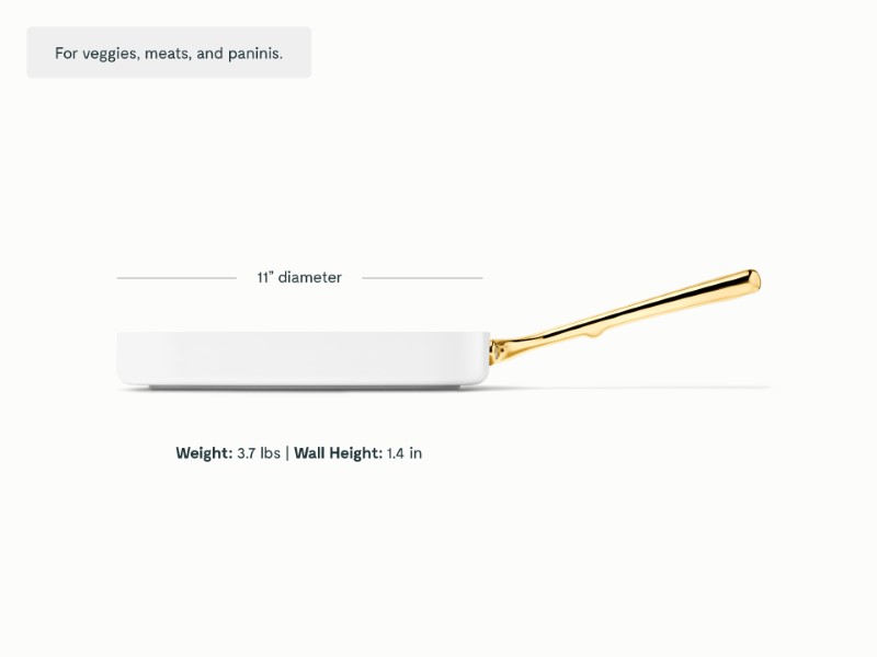 Ceramic Grill Pan | Grill Pan for Stove | Non Stick Grill Pan | Caraway