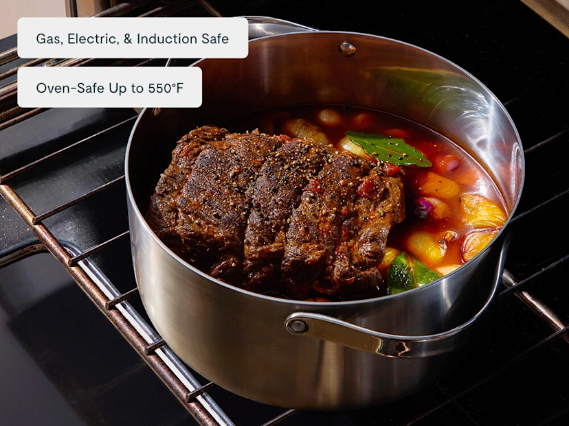 Stainless Steel Dutch Oven With Lid | Caraway